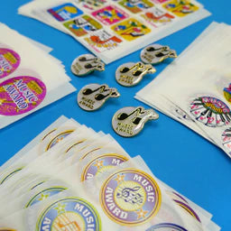 Music Award Stickers – School Merit Solutions