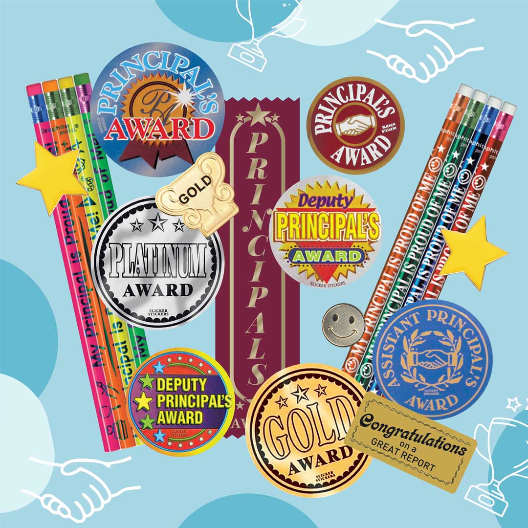 Premium Teacher Stickers | Sports Ribbons | School Badges | and more ...