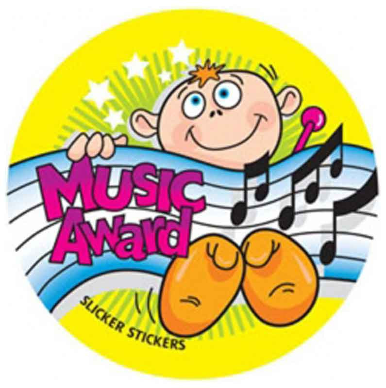 Music Award Stickers – School Merit Solutions