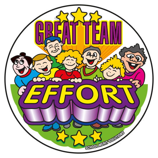 Great Team Effort Stickers – School Merit Solutions